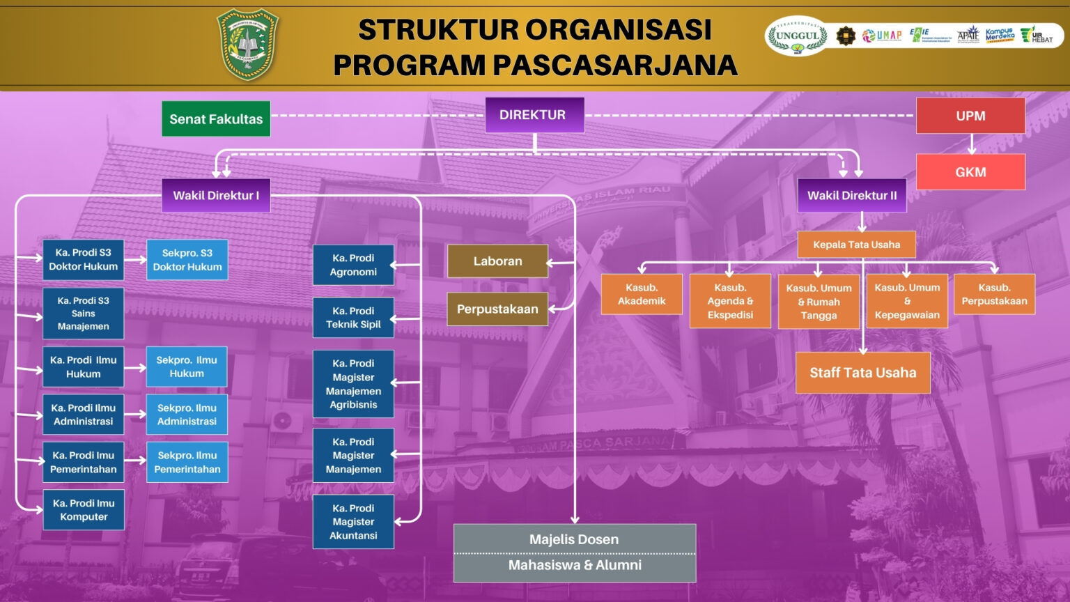 Struktur Organisasi Pascasarjana - Pascasarjana