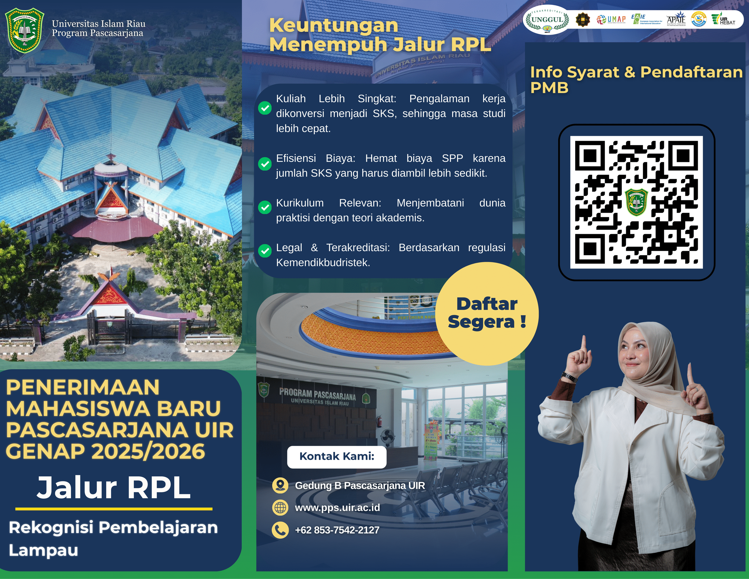 Hargai Pengalaman Kerja Jadi Gelar Akademik, Pascasarjana UIR Buka ...